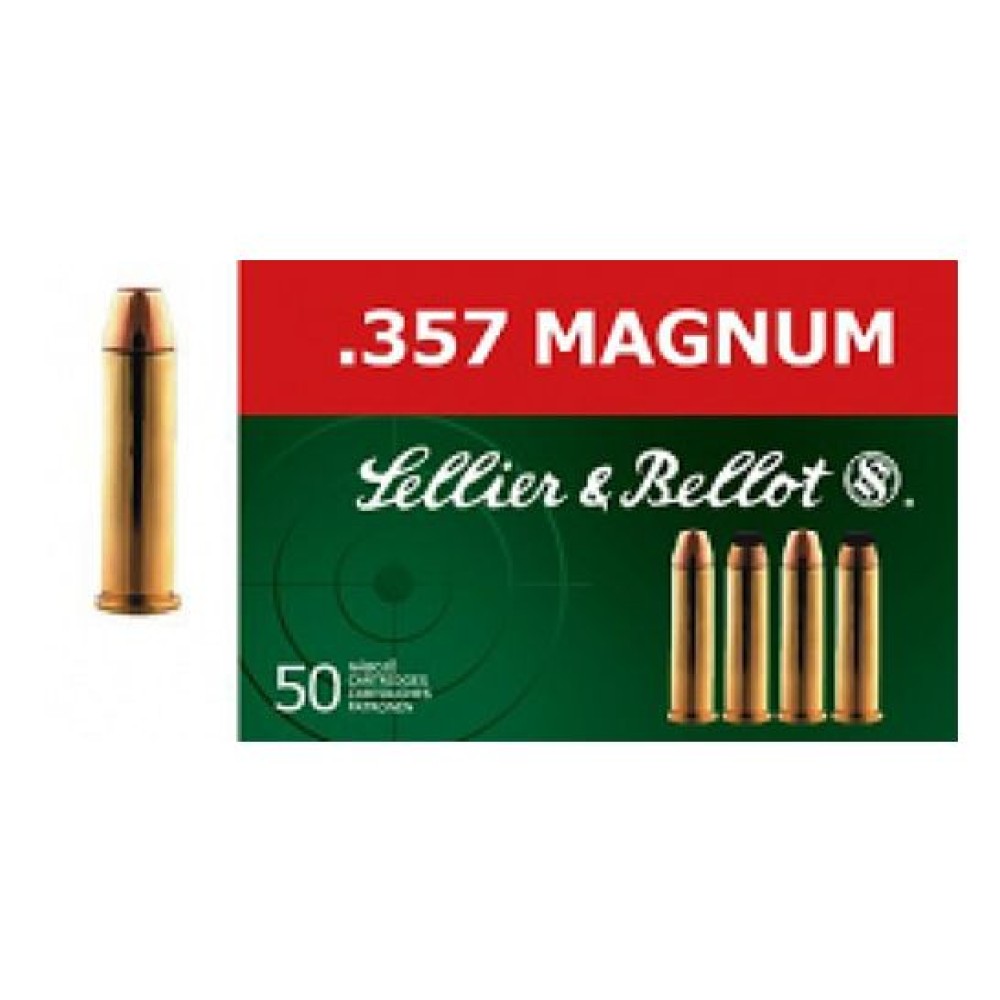 Magtech Cowboy Action 158 gr Lead Flat Nose .357 Mag Ammo, 50/box - AB357L
