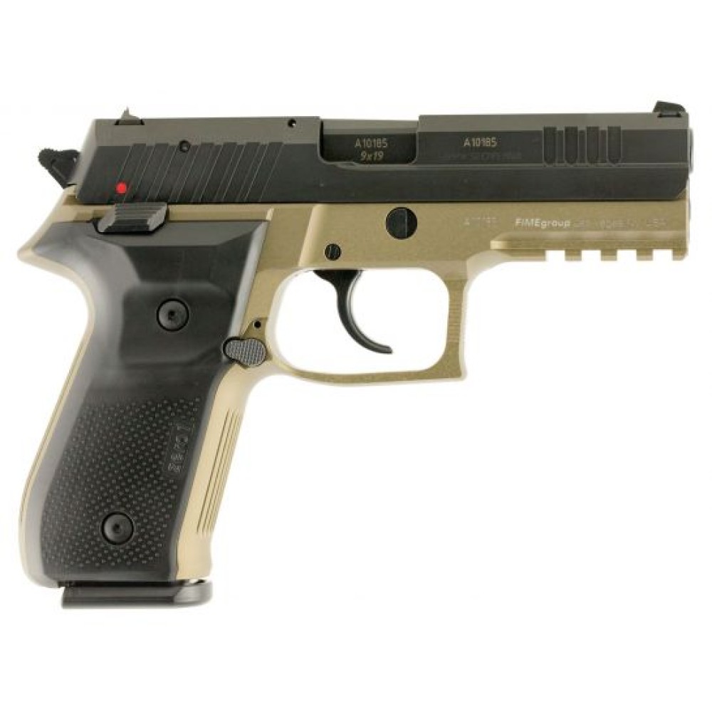 Fime Group Rex Zero 1 Standard Black Dark Earth 9mm Pistol, Hardcoat ...